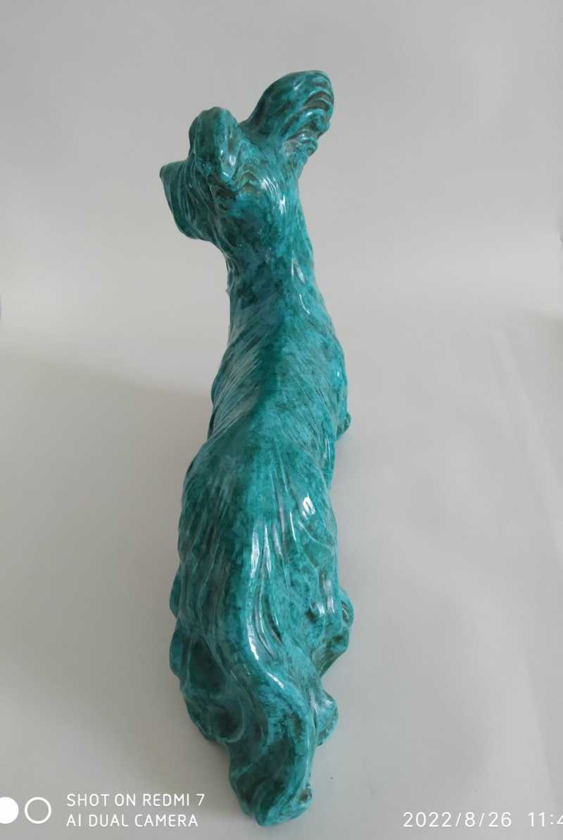 Jacques R. Paris , chien skye terrier ,grand modèle - Céramique Magazine